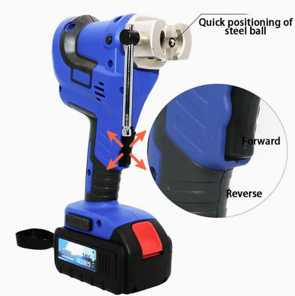 Cordless Electric Flaring Tool Kit (WK-E806AM-1) | Automatic HVAC Flare ...