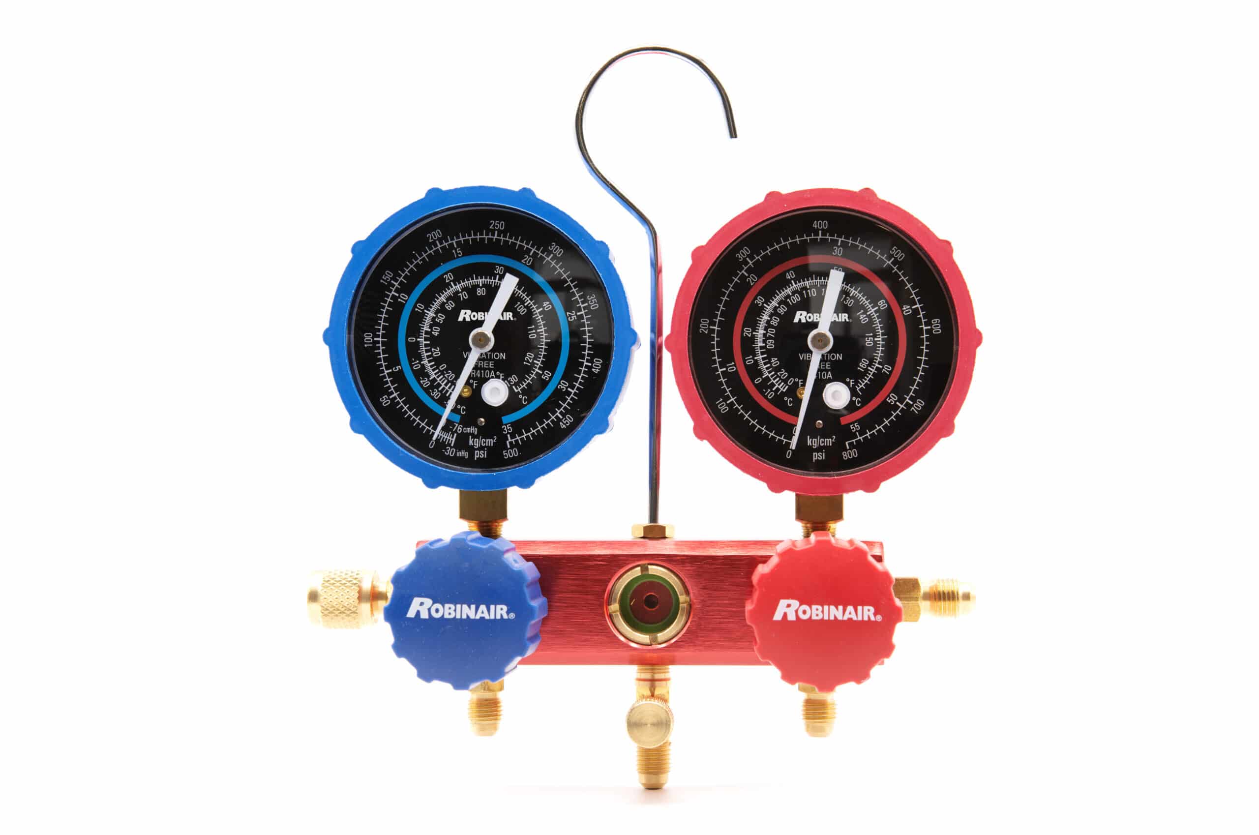 Robinair RA-41132E90C-HU 2-Way Manifold R32/410A with 90cm Hoses – HVAC ...