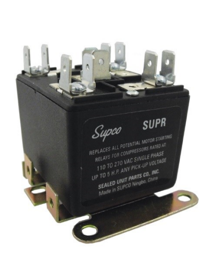 Buy SUPCO SUPR Universal Potential Relay (110–270 VAC) | HVAC Shop